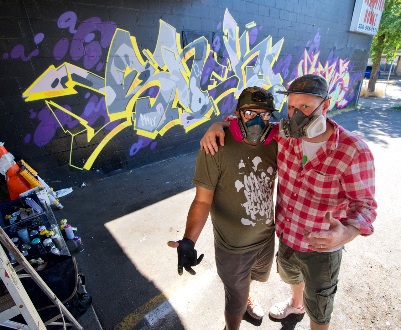 White Center's newest mural is decidedly more street; And that's great
